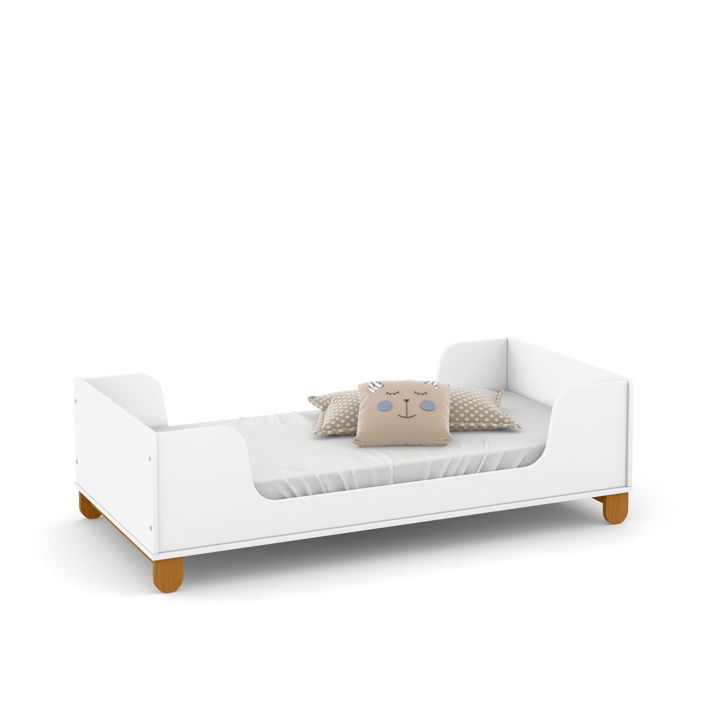 Mini Cama Matic Zupy Laqueado Blanco Soft/Eco Wood – Universo Infantil